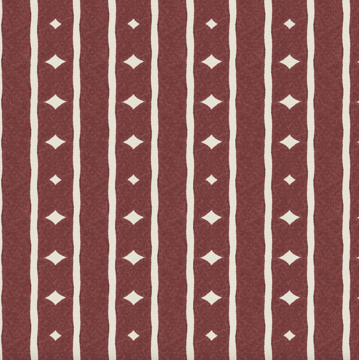 Diamond Stripe - Red – Pomily Prints